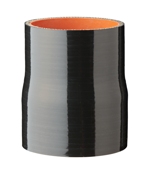 Silicone Reducing Sleeve 3" ID to 2.75" ID 4" long - Gloss Black ...