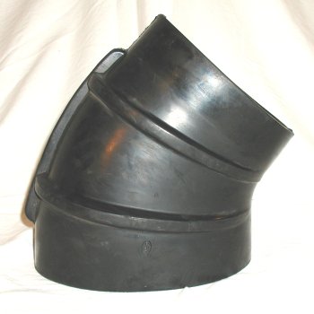 Reducing Elbow 45 Degree 7" ID to 6" ID.33" wall: Intake Hoses
