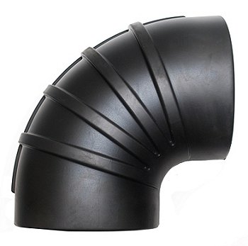 Rubber Elbow 8" ID X 90 Degree .37" wall: Intake Hoses