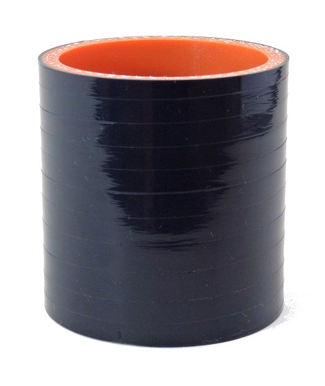 Silicone Sleeve 2" ID X 2.5" Long - Gloss Black 7.3 Powerstroke Y-Pipe ...