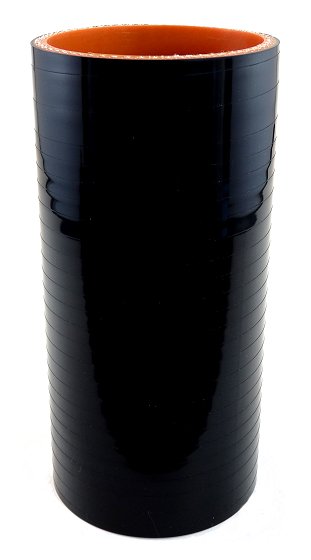 Silicone Sleeve 2.5" ID X 6" Long - Gloss Black: Intake Hoses