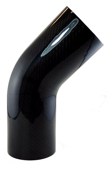 Carbon Fiber Intake Elbow 4" OD X 45 Degree: Intake Hoses