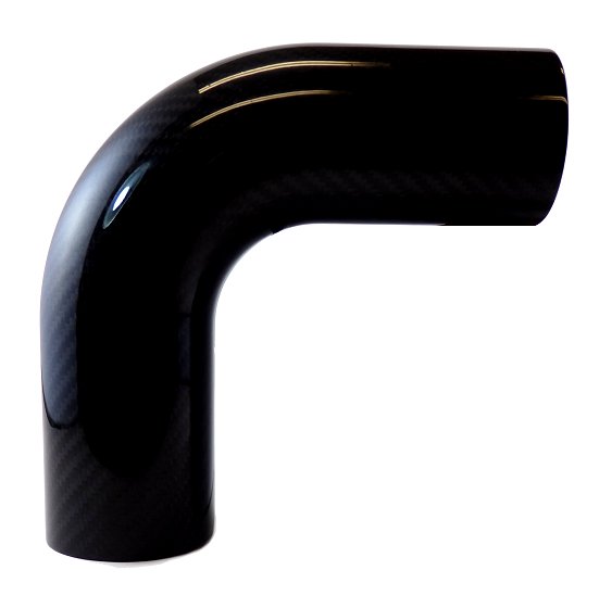 Carbon Fiber Intake Elbow 2.5" OD X 90 Degree: Intake Hoses