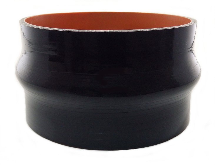 Silicone Hump Hose 5" ID X 3" Long - Gloss Black: Intake Hoses