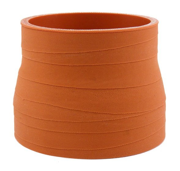 Silicone Reducing Sleeve 3.5" ID to 3" ID - Matte Red - Aramid 500 ...