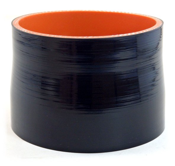 Silicone Reducing Sleeve 4" ID to 3.75" ID - Gloss Black: Intake Hoses